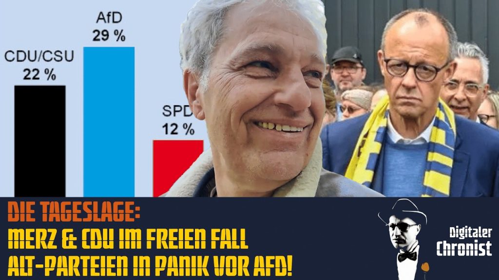 Die Tageslage: Merz & CDU Im Freien Fall – Alt-Parteien In Panik Vor ...